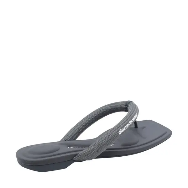 Alexander Wang Jenna Tubular Flat Thong Sandals - Gray