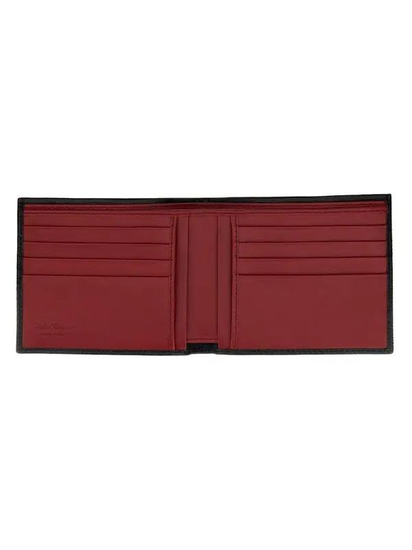 FERRAGAMO Gancini Wallet - Black