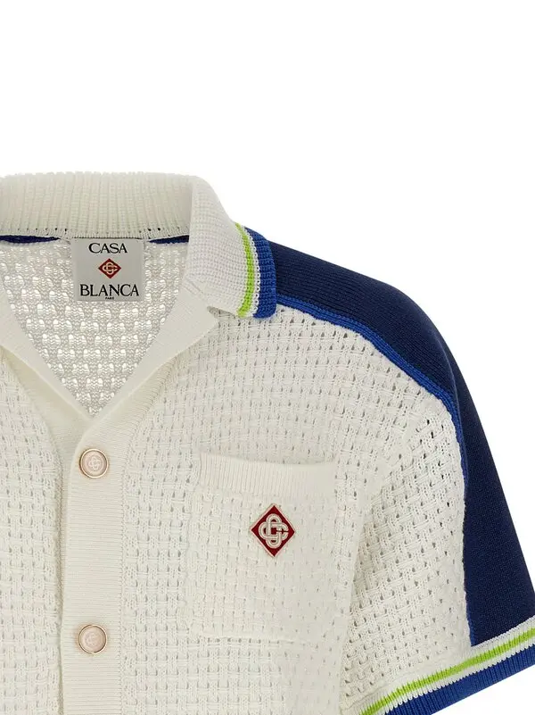 Casablanca Tennis Cotton Crochet' Shirt