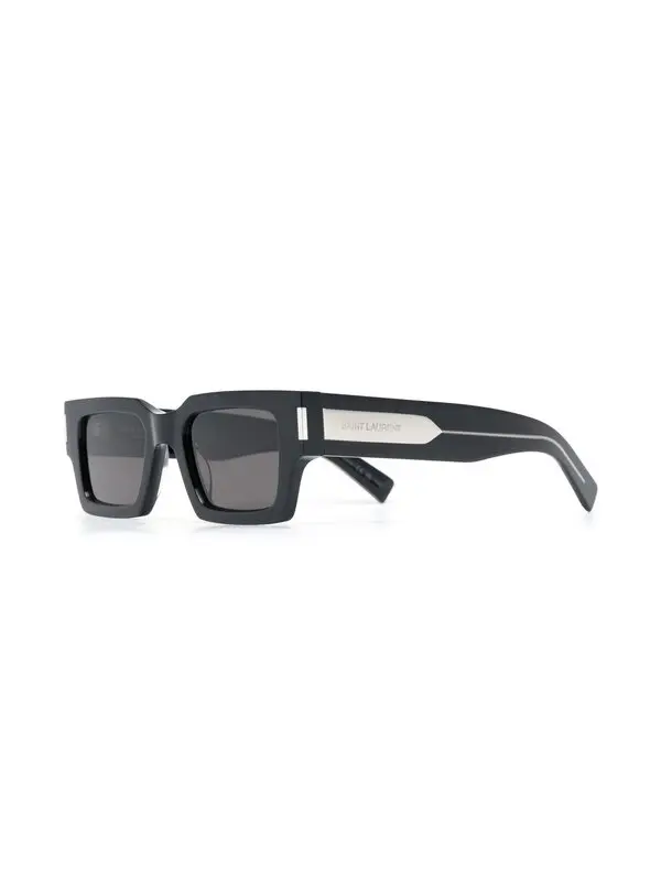 Saint Laurent Acetate Geometric Sunglasses