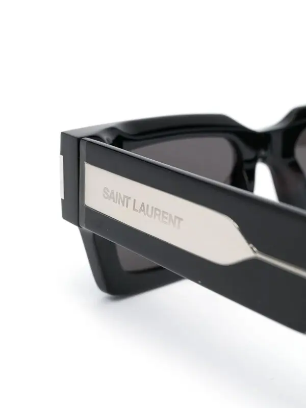 Saint Laurent Acetate Geometric Sunglasses