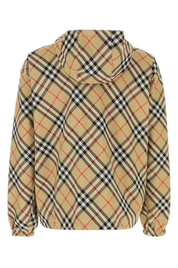 Burberry Embroidered Polyester Reversible Jacket - Multicolor