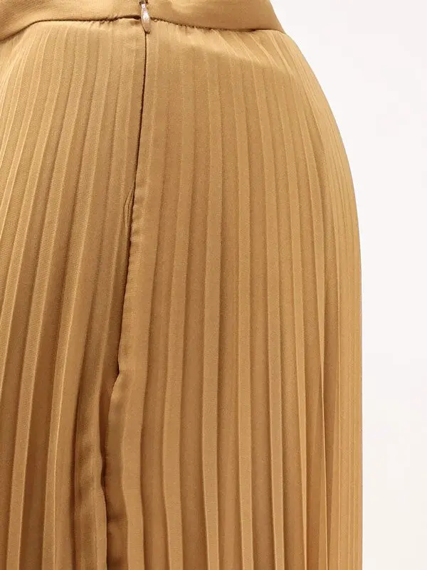 Max Mara Pleated Wide Leg Trousers - Multicolor