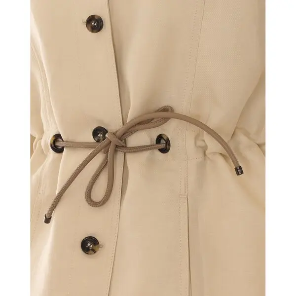 Max Mara Carezza Linen And Silk Jacket - Cream