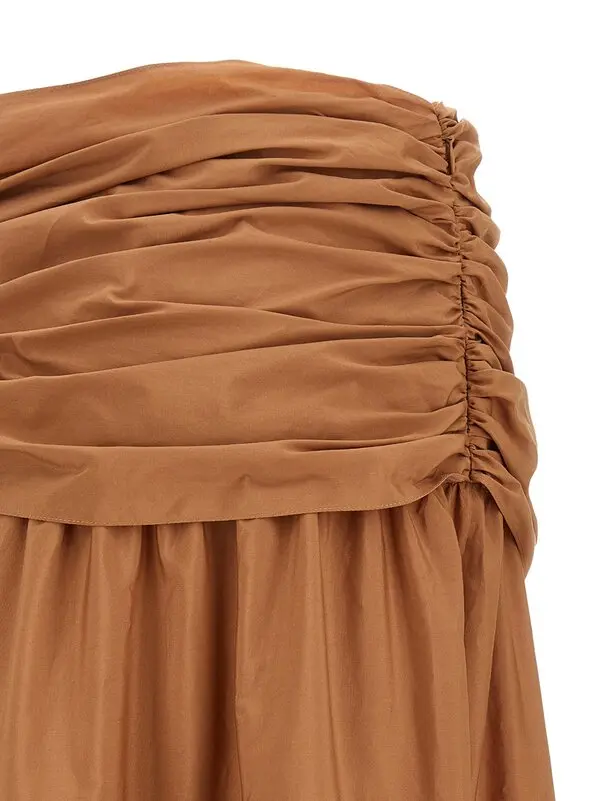 Chloé Long Flounces Volant Skirt