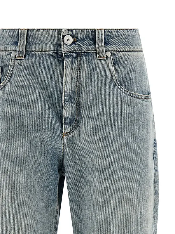 Brunello Cucinelli Retro" Jeans With Monile Detail - Blue