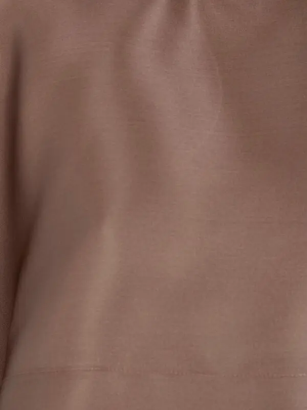 Alberta Ferretti Silk Cape Shirt