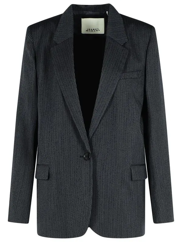 Isabel Marant Étoile Omelia Virgin Wool Blend Blazer
