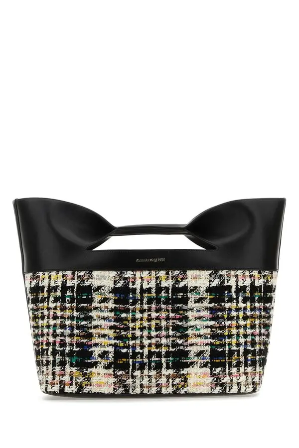 Alexander McQueen Leather And Patterned Tote Bag - Multicolor