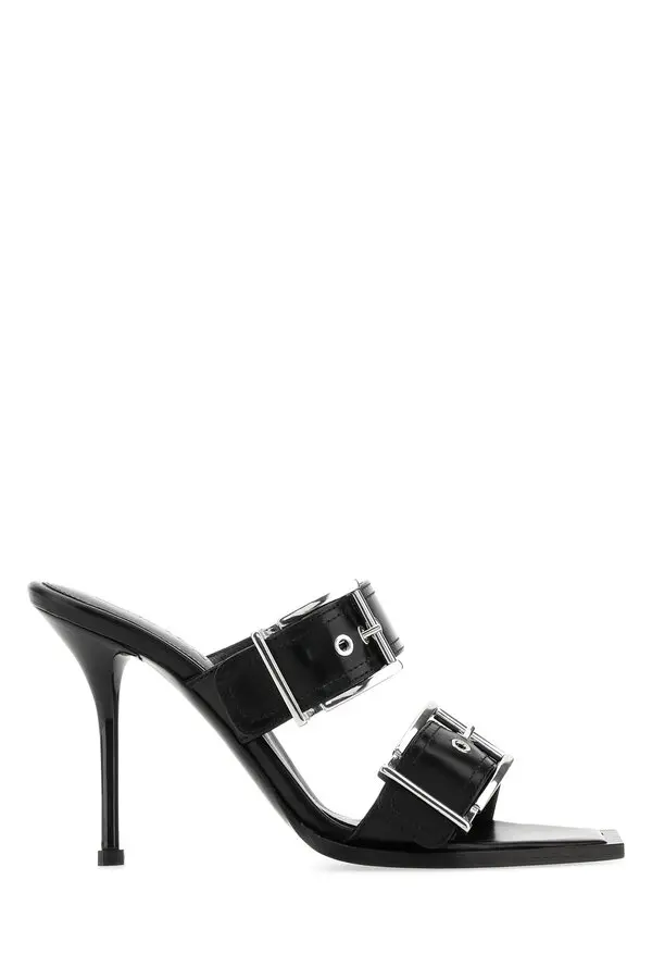 Alexander McQueen Buckled Heeled Sandals - Multicolor