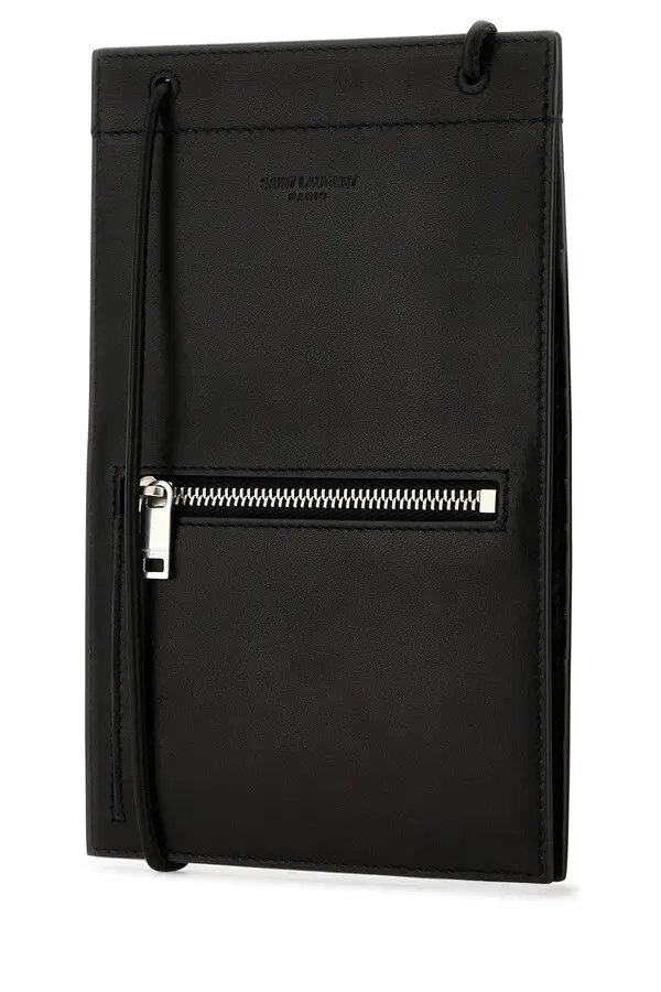 Saint Laurent Zip Detail Flat Pouch - Multicolor