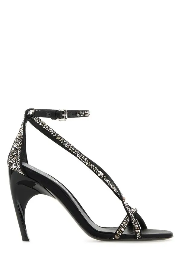 Alexander McQueen Embellished Strappy Sandals - Multicolor