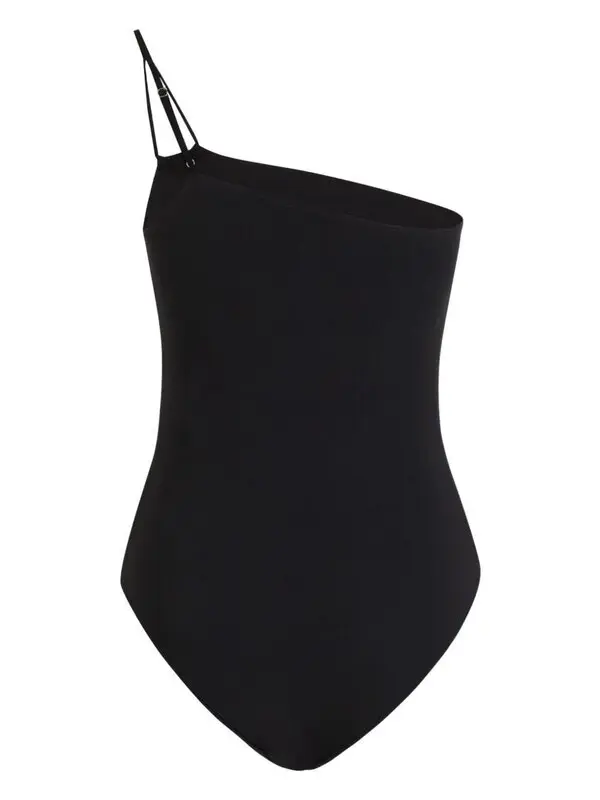 Dolce & Gabbana One-shoulder Swimsuit - Black