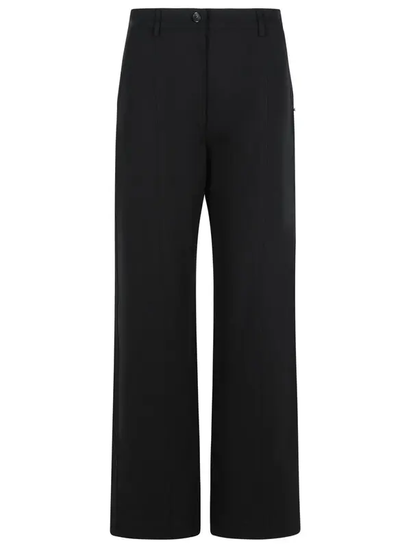 Sportmax Era Cotton Pants - Black