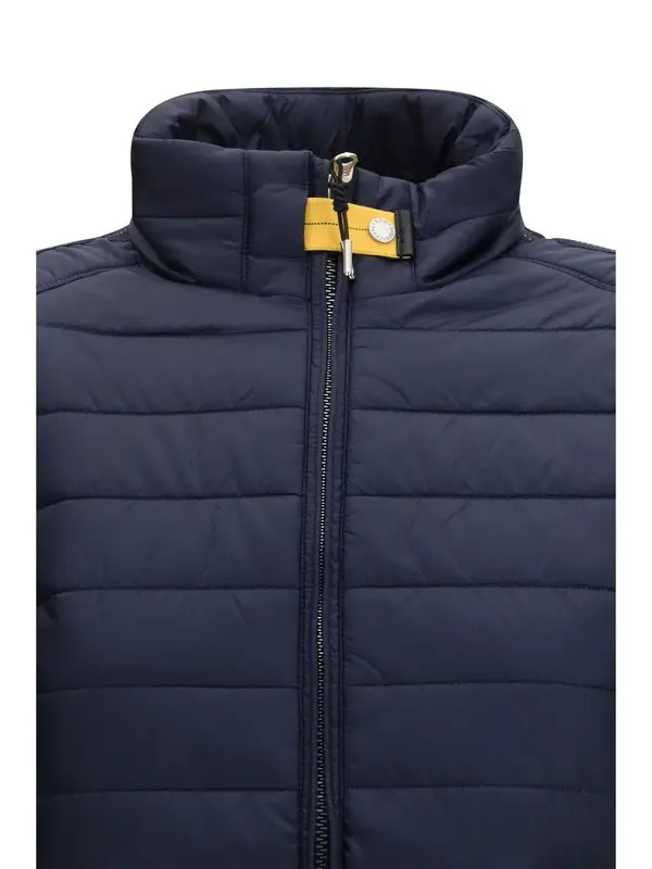 PARAJUMPERS Rosy Jacket With Cotton Sleeves And Zip Closure - Blue