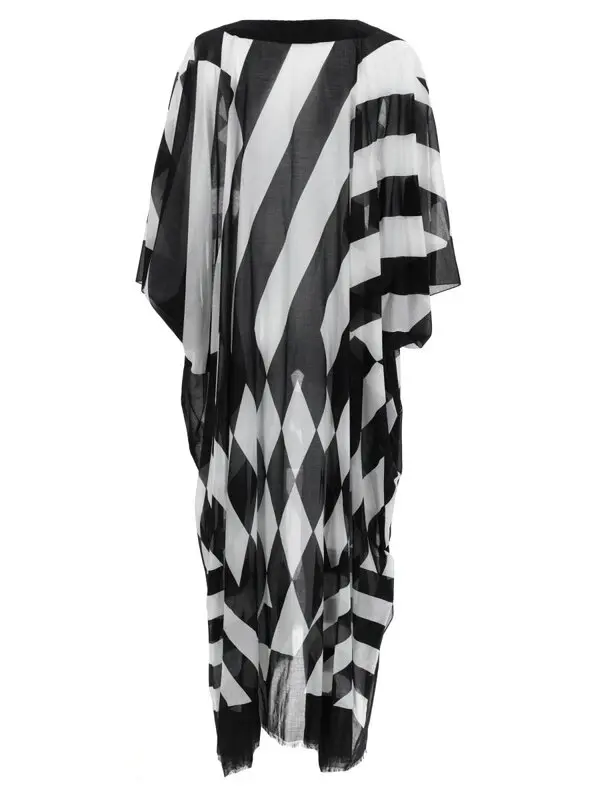 Dries Van Noten Printed Cotton Kaftan - Multicolor