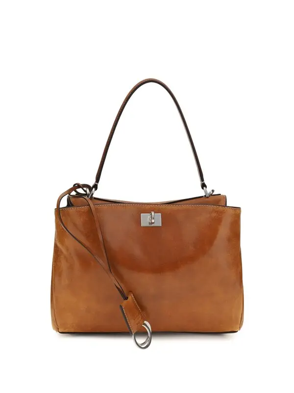 Balenciaga Small Rodeo Handbag - Brown