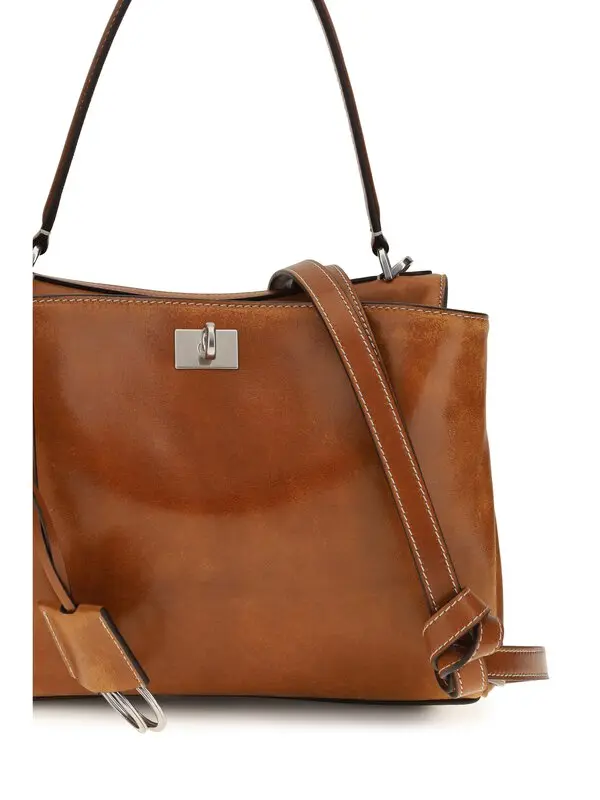 Balenciaga Small Rodeo Handbag - Brown