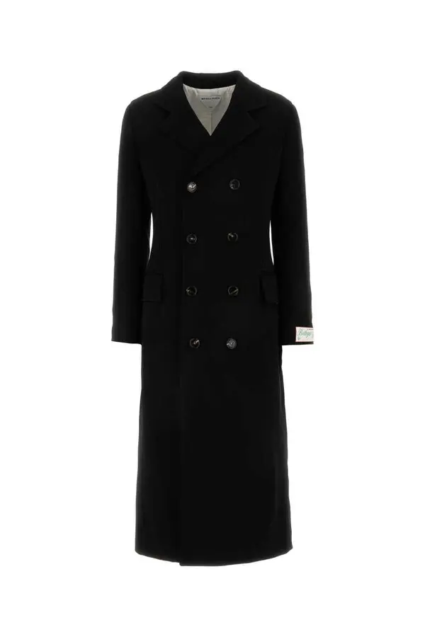 Bottega Veneta Jersey Coat - Black
