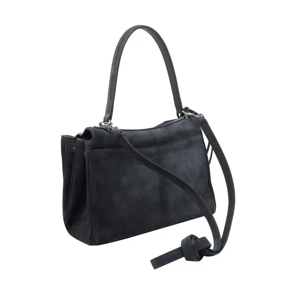 Balenciaga Small Suede Rodeo Handbag - Gray
