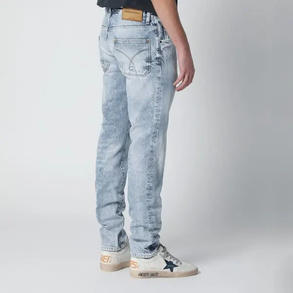 Dsquared2 Vintage Effect Stretch Denim Jeans