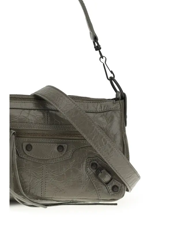 Balenciaga Le City Moto Mini Handbag - Green