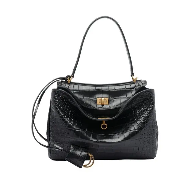 Balenciaga Small Rodeo Handbag - Black