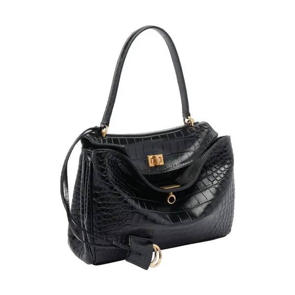 Balenciaga Small Rodeo Handbag - Black