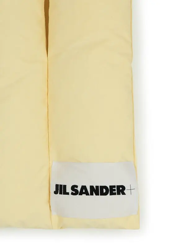 JIL SANDER Ivory Polyester Scarf - Cream