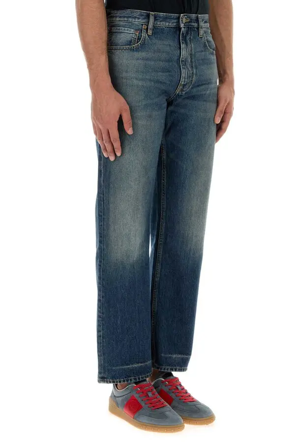 Valentino Garavani Straight Leg Jeans - Blue
