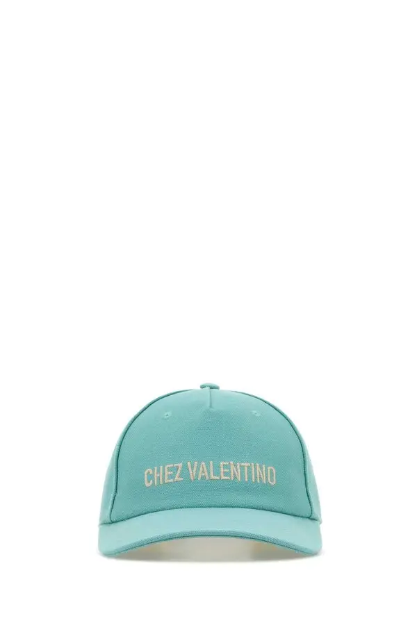 Valentino Garavani Light Cotton Baseball Cap - Blue
