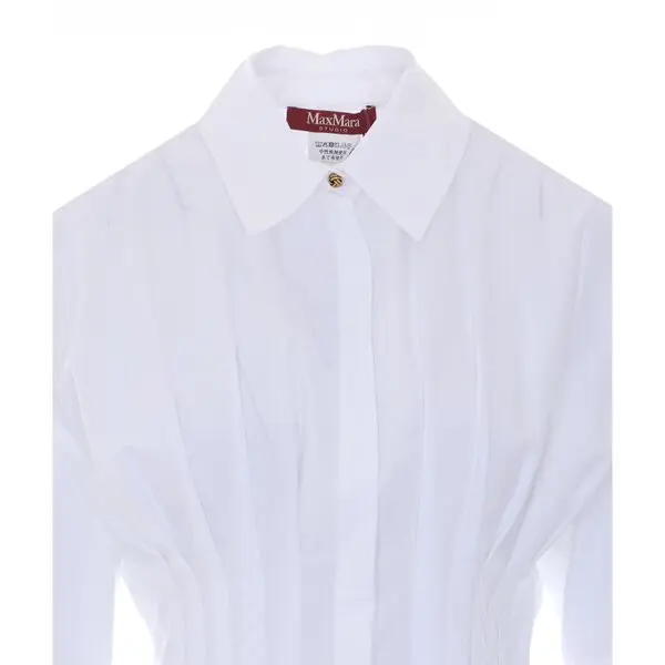 Max Mara Cotton Poplin Dress - White
