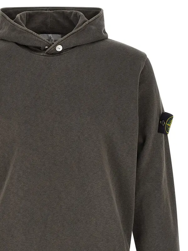 Stone Island Malfilé Cotton Hoodie