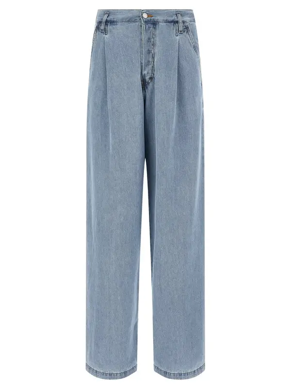 Dries Van Noten Penning Den Wide Leg Jeans - Blue