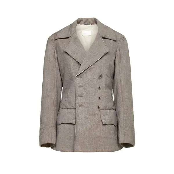 MAISON MARGIELA Wool Blazer - Brown