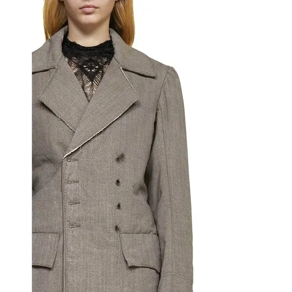 MAISON MARGIELA Wool Blazer - Brown