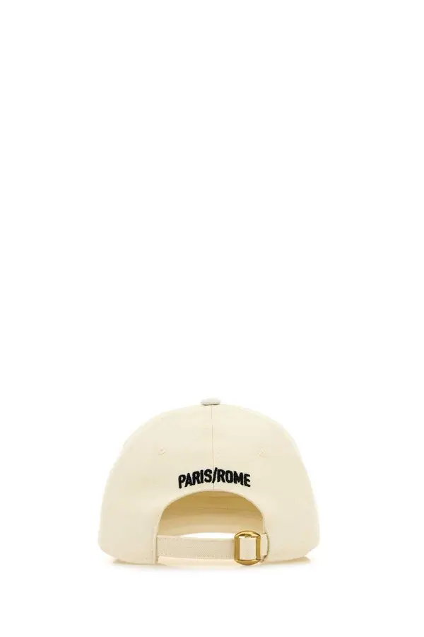 Valentino Garavani Ivory Cotton Baseball Cap