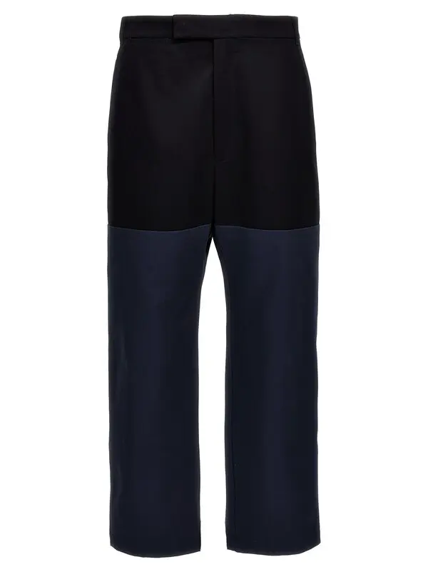 Thom Browne Unconstructed Combo Straight Leg Pants