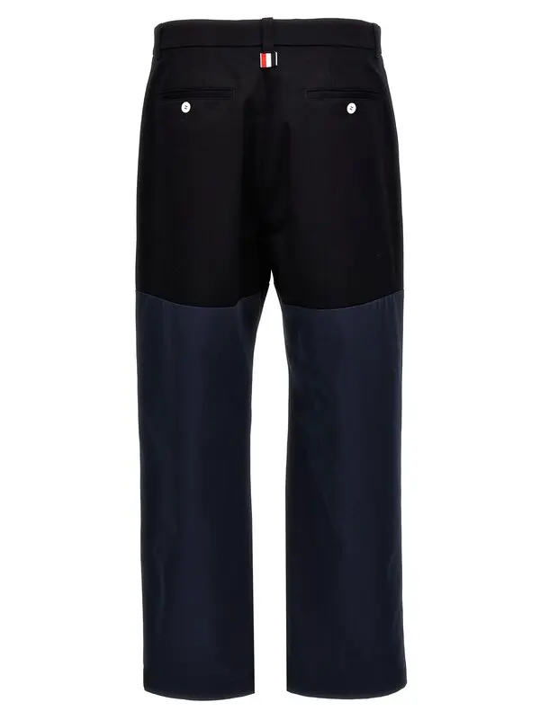 Thom Browne Unconstructed Combo Straight Leg Pants