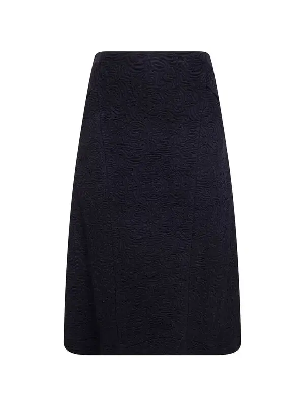 Dries Van Noten Textured Long Skirt