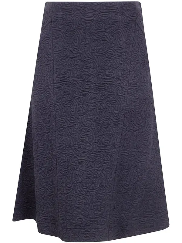 Dries Van Noten Textured Long Skirt
