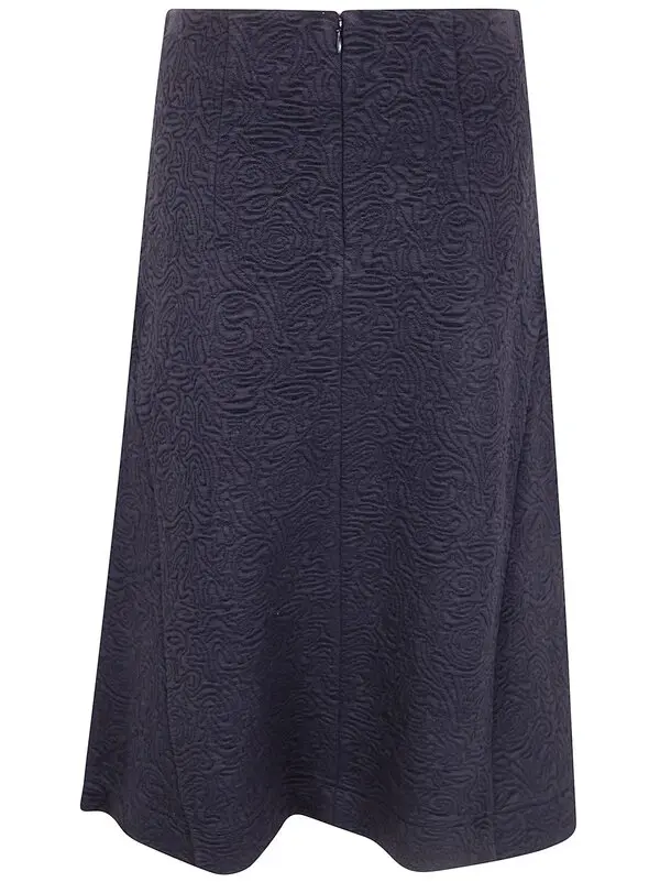 Dries Van Noten Textured Long Skirt