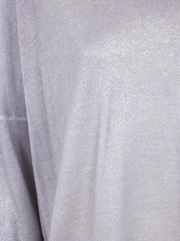 Avant Toi Hand-painted Laminated V-neck Pullover