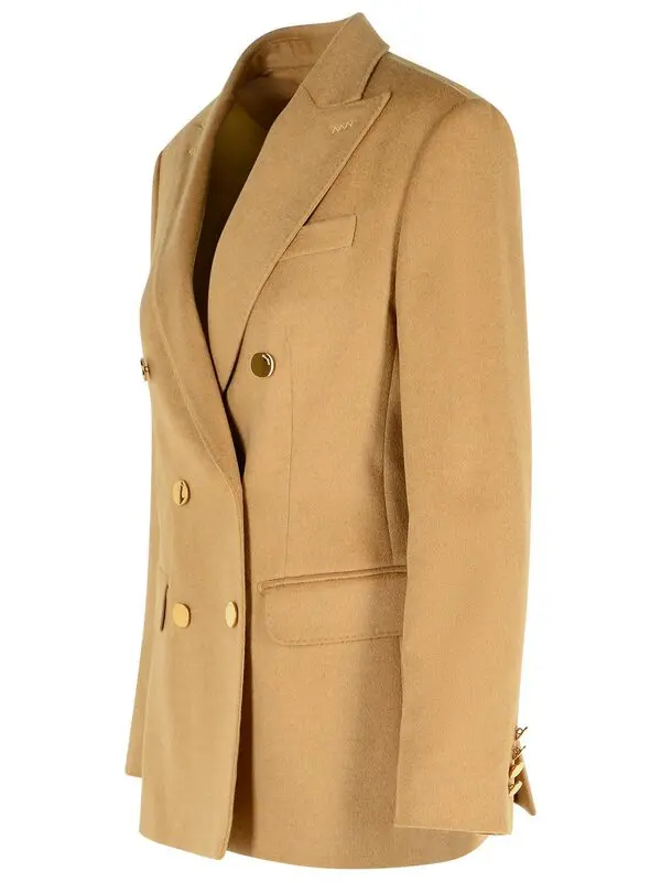 Max Mara Pesche Camel Blazer - Cream