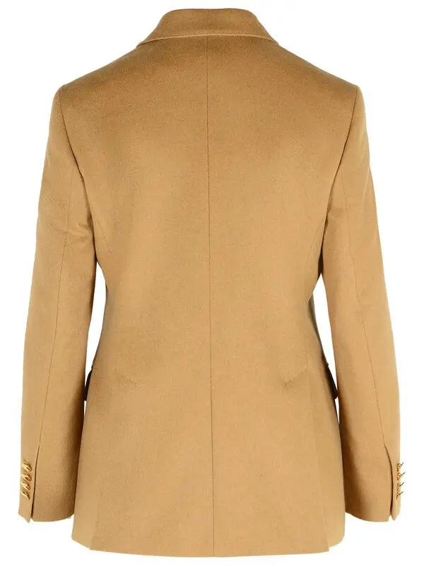 Max Mara Pesche Camel Blazer - Cream