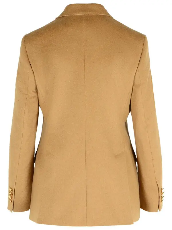 Max Mara Pesche Camel Blazer - Cream