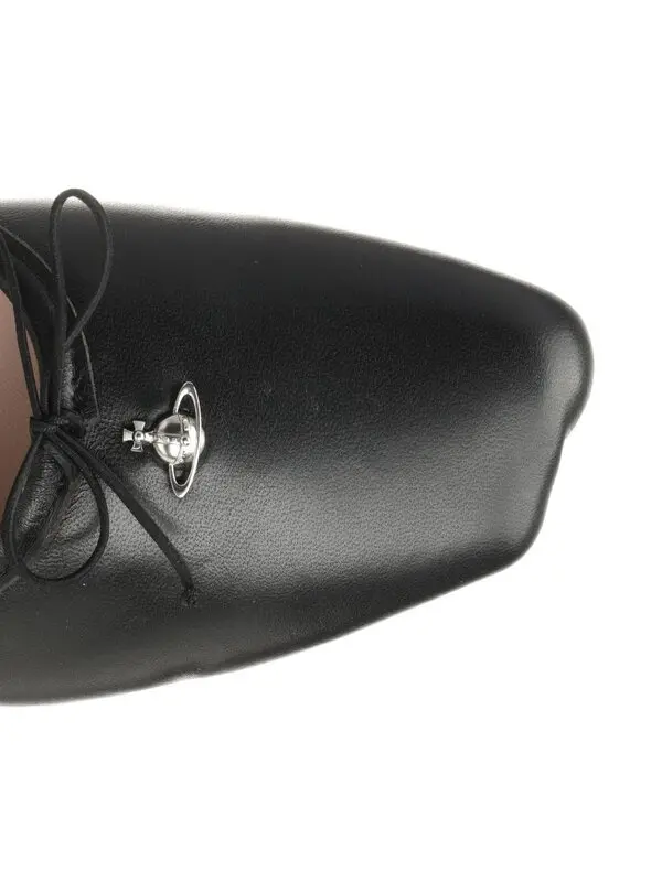 VIVIENNE WESTWOOD Rudolph Ballerina Flats With Orb Bow Detail