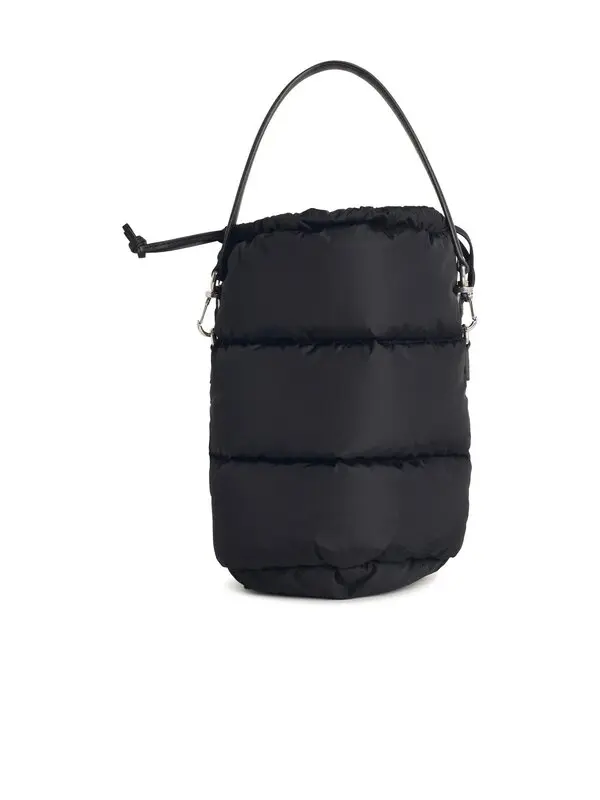 Moncler Caradoc Quilted Polyamide Bucket Bag - Black