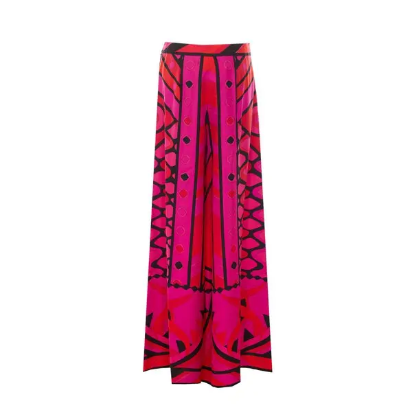 Emilio Pucci Vivara Print Silk Pants