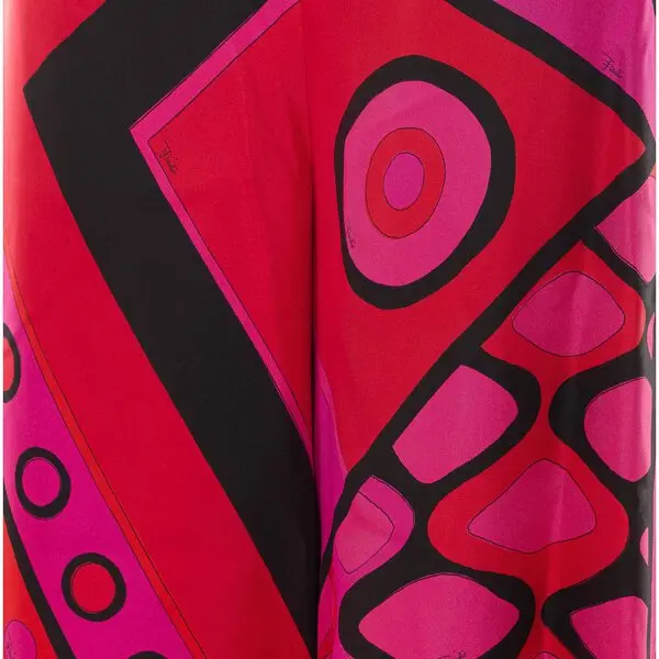 Emilio Pucci Vivara Print Silk Pants